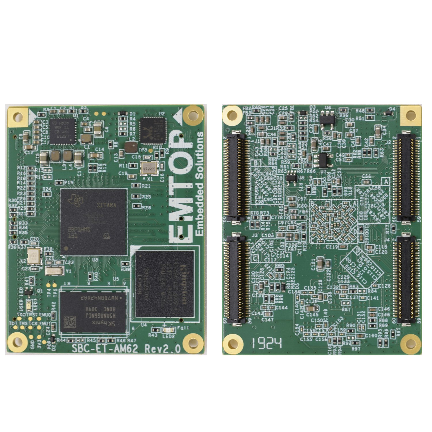 SOM-ET-AM62,2GB DDR4,8GB EMMC,2xLVDS,3xCANFD – EMTOP ENGLISH|ARM|DSP ...